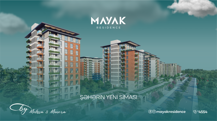 Melissa Group "Melissa Group"-un yeni layihəsi "Mayak Residence"!